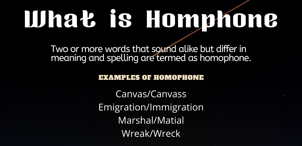 350+ Examples of Homophone